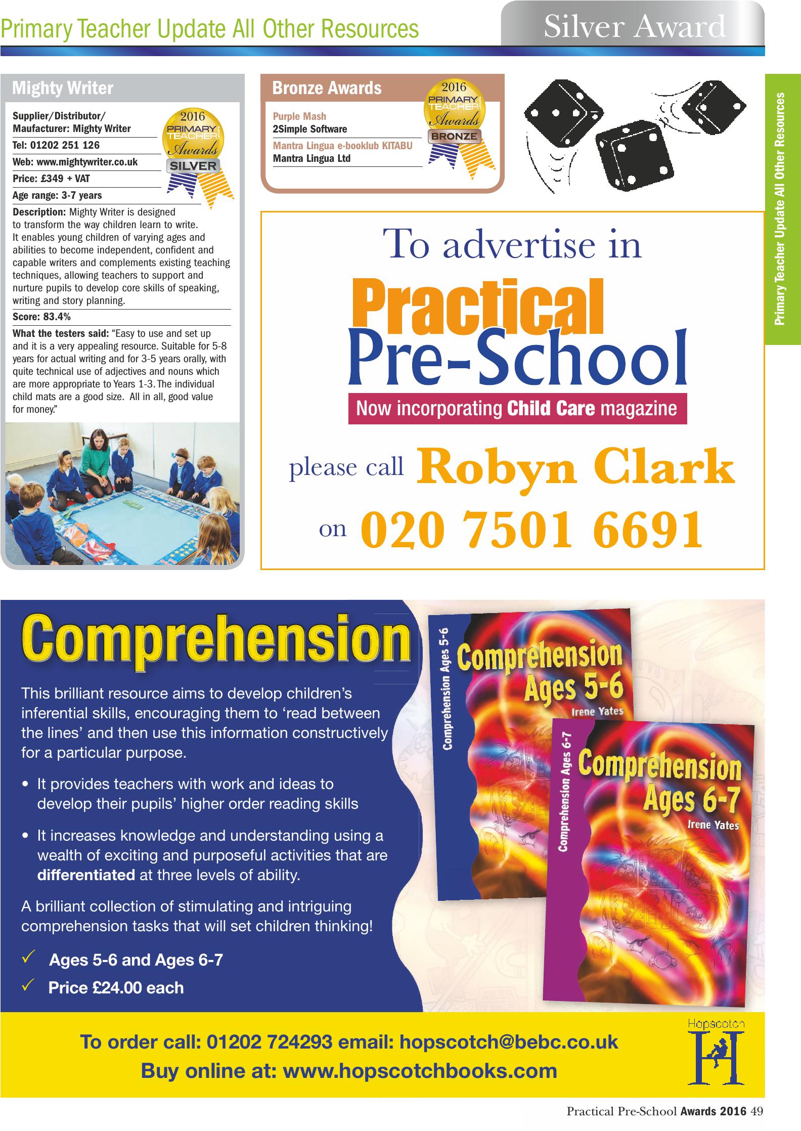 Mighty Writer | Primary Teacher Award